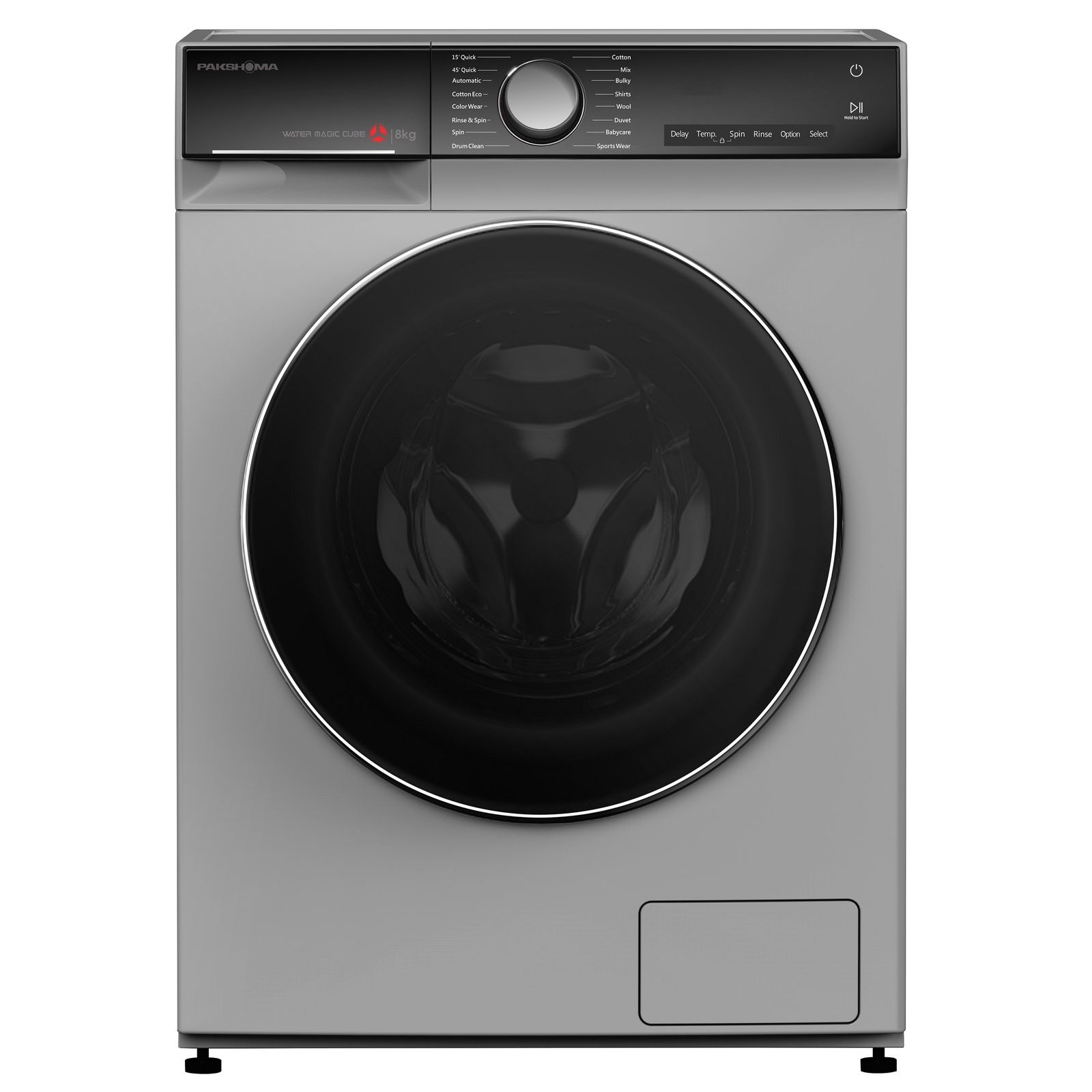 ماشین لباسشویی پاکشوما 8 کیلویی مدل BWF 40808 ST – اقساط دبی