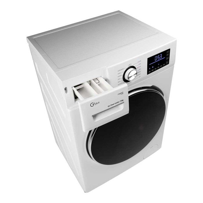 ماشین لباسشویی جی پلاس 9 کیلویی مدل GWM-L909SW – اقساط دبی