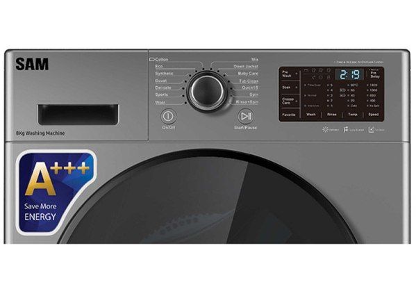 ماشین لباسشویی سام 8 کیلویی مدل BL-Q1465 I – اقساط دبی
