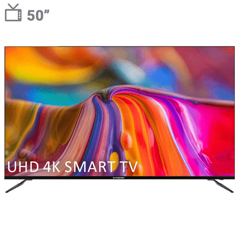 تلویزیون ال ای دی هوشمند ایکس ویژن مدل 50XCU745 سایز 50 اینچ – اقساط دبی